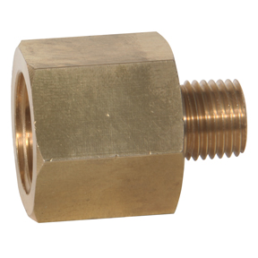 Brass Pipe Reducing Adapter 1/2 FPT x 1/4 MPT - Midwest Control an ...