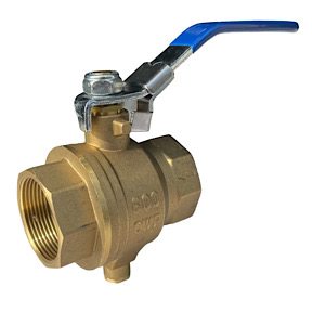 Auto Drain Brass Ball Valve 1" FPT 600 PSI CWP - Midwest Control an ...