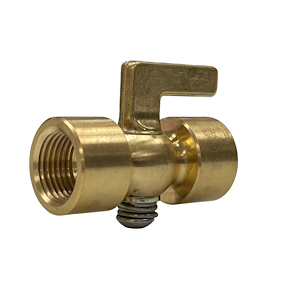Brass Stopcock Plug Valve 1/8 FPT Lever Handle - Midwest Control an ...