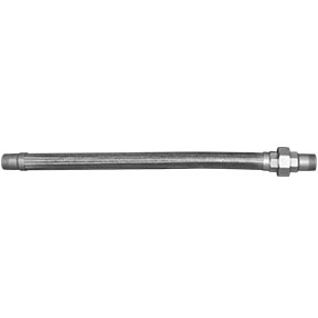 1" x 36" MPT x Male Union High Temp Flex Metal Hose w/CS Fittings ...